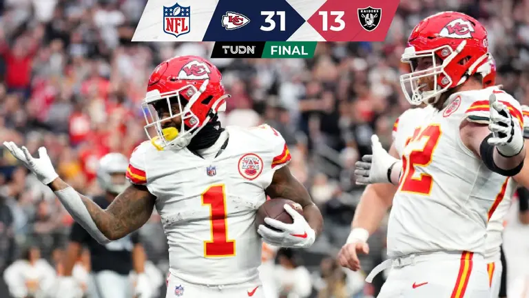 NFL: Kansas City Chiefs vence 31-13 a Las Vegas Raiders y es líder de ...