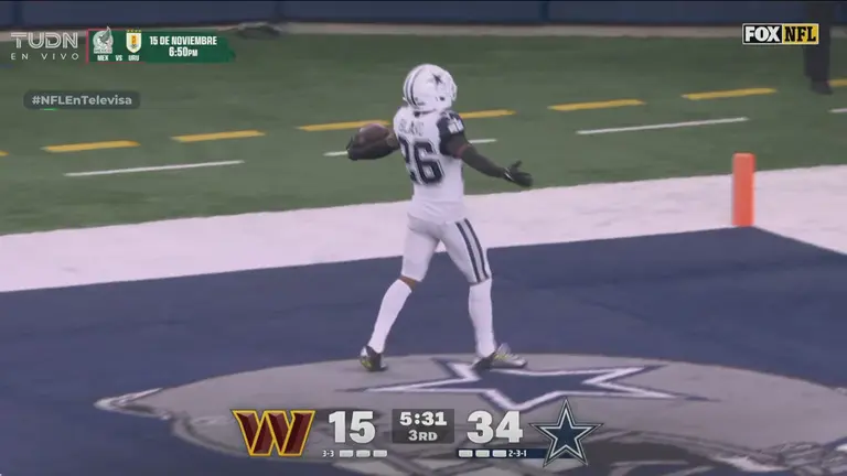 ¡Pick Six de Dallas! Bland intercepta a Mariota y la regresa a ...
