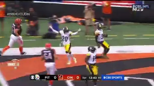 ¡Pick six! Fitzpatrick intercepta a Burrow y Steelers logra el TD ...