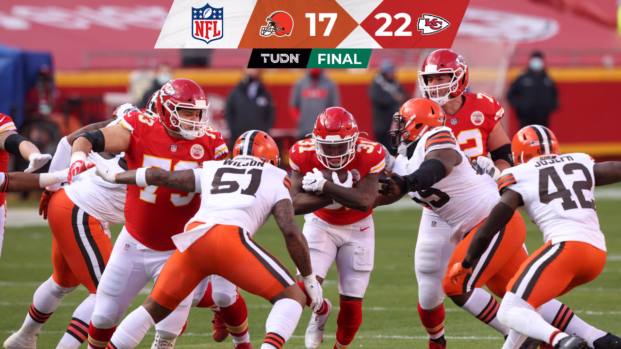 Playoffs NFL Ronda Divisional: Cleveland Browns 17-22 Kansas City ...