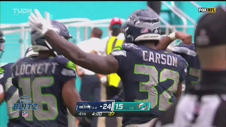 Seattle va a mantener el invicto con este TD de Chris Carson | TUDN ...